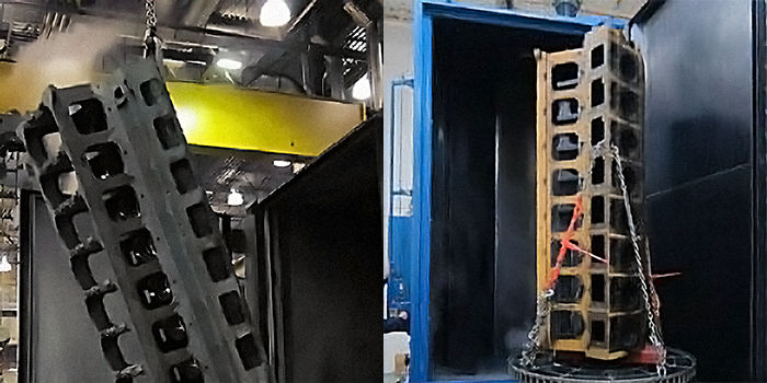 Safe and Efficient Cleaning of Large Diesel Engine Blocks